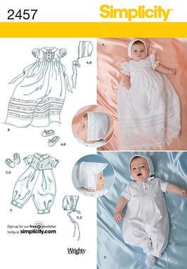 Simplicity Pattern 2457 Babies' Special Occasion - Etsy