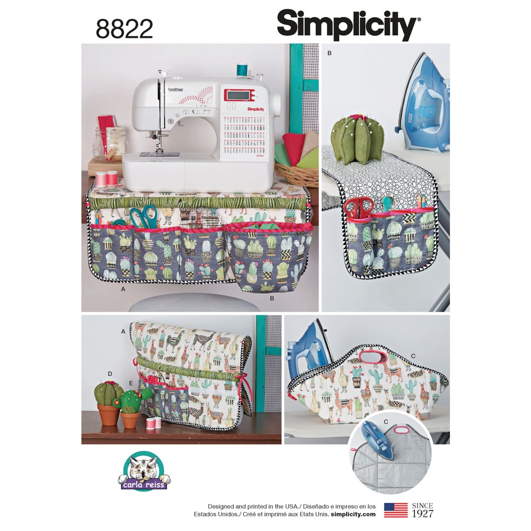 Simplicity Sewing Pattern 8822 Sewing Room Accessories - Etsy