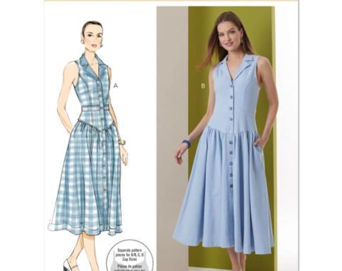 Butterick Sewing Pattern B6660 Misses'/women's Dress - Etsy