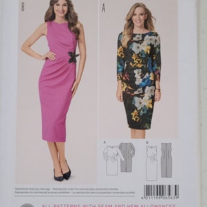 OUT of PRINT Burda Style Sewing Pattern 6563 Misses Dress - Etsy