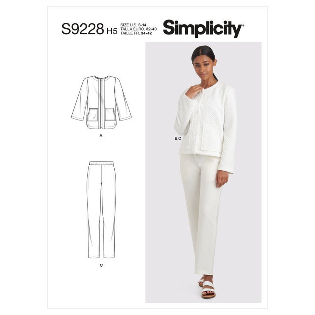Simplicity Sewing Pattern S9228 Misses' Sportswear - Etsy