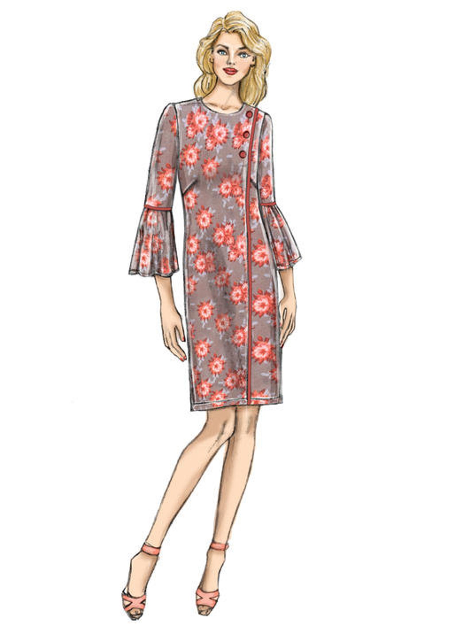 OUT of PRINT Butterick Sewing Pattern B6587 Misses'/ Women's Dress - Etsy