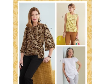 Butterick Sewing Pattern B6554 Misses' Wrap Dresses - Etsy