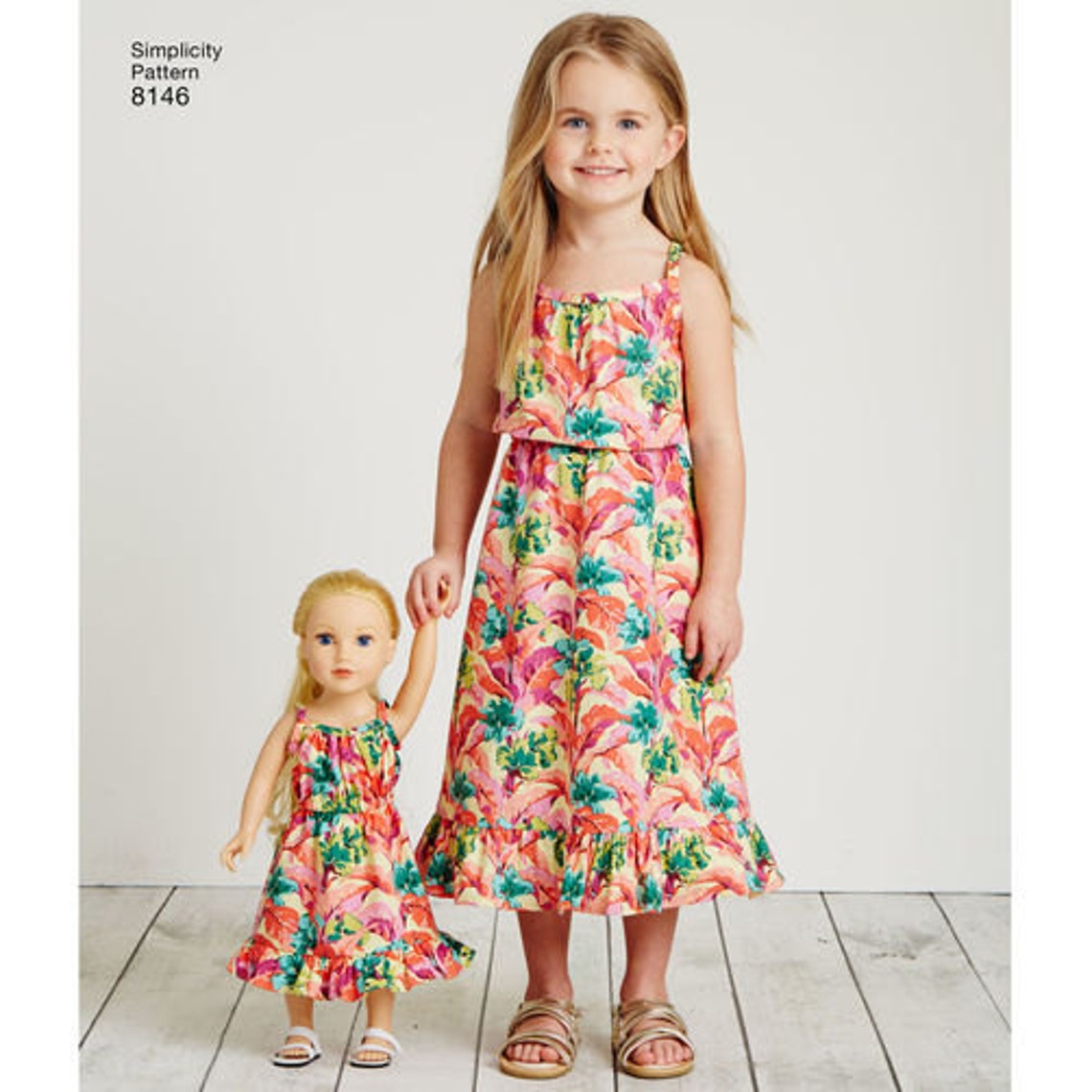 Simplicity Pattern 8146 Matching Outfits for Misses Child and - Etsy
