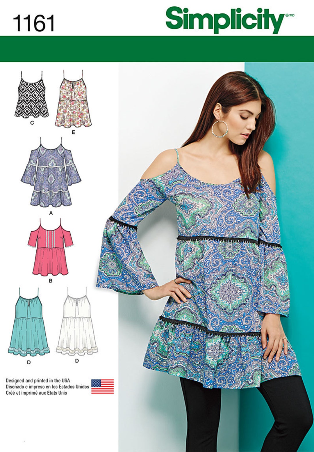 OUT of PRINT Simplicity Sewing Pattern 1161 Misses' Mini Dress or ...