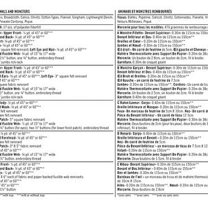 OUT of PRINT Simplicity Sewing Pattern 1182 Stuffed Animals and ...