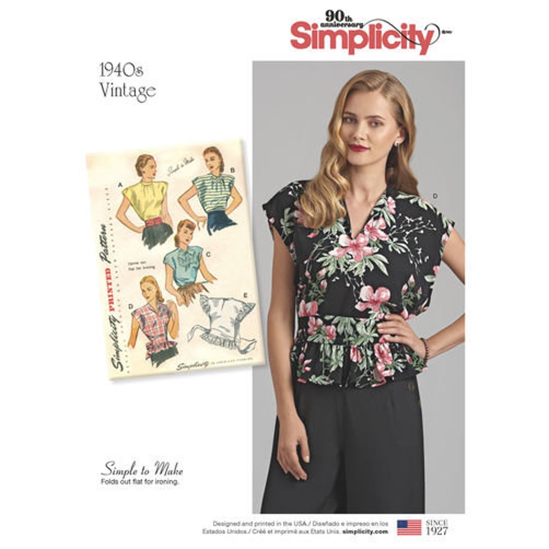 OUT of PRINT Simplicity Sewing Pattern 8593 Misses' Vintage Poncho ...