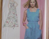 VINTAGE Simplicity Pattern 9562 Misses' Sundress in Two - Etsy