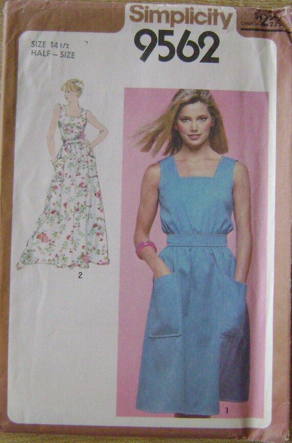 VINTAGE Simplicity Pattern 9562 Misses' Sundress in Two - Etsy
