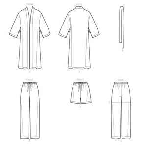 Simplicity Sewing Pattern S9131 Unisex Sleepwear - Etsy
