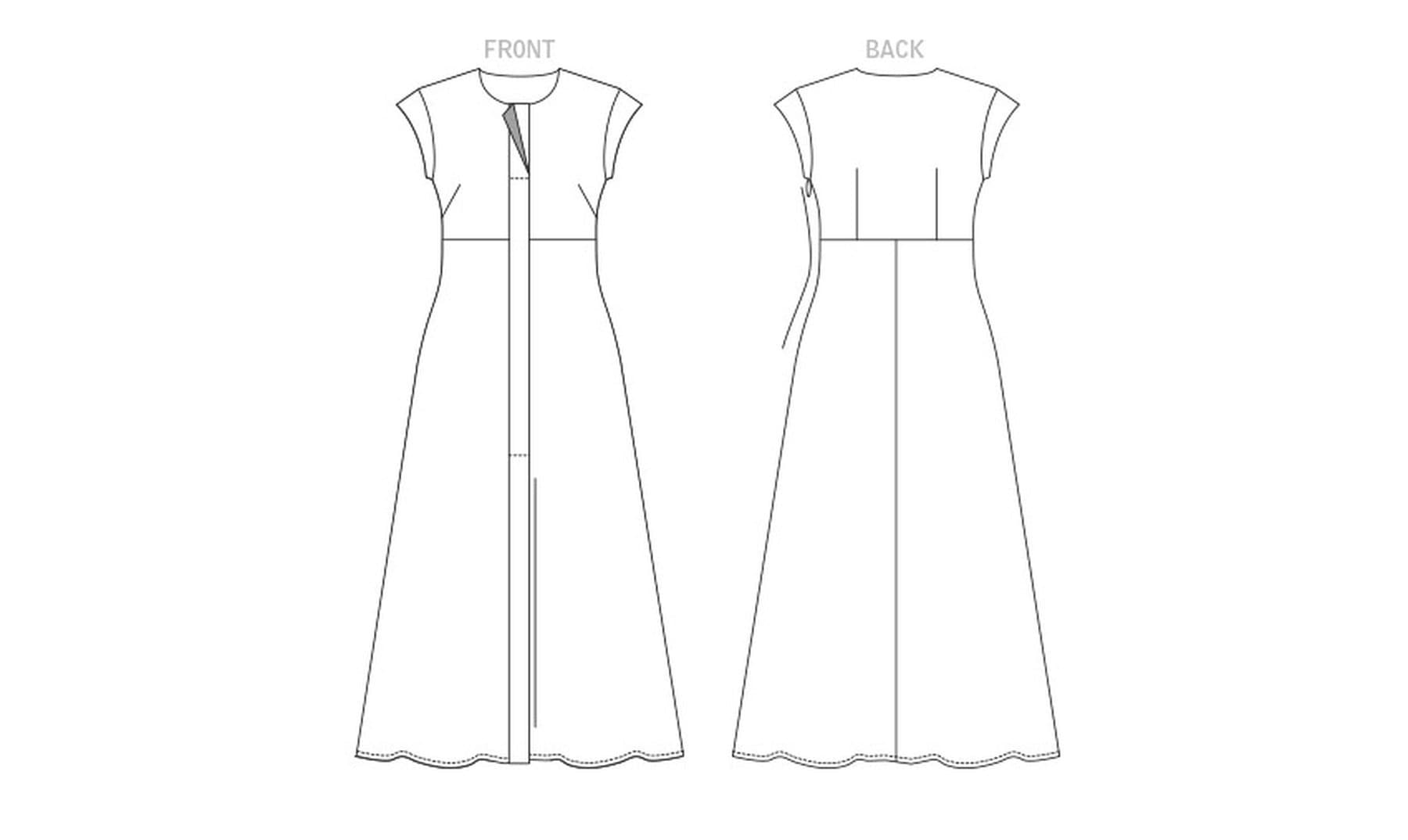 Vogue Sewing Pattern V1859 Misses' Dress - Etsy