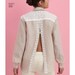 Simplicity Sewing Pattern 8416 Misses' Shirt With Back Variations - Etsy