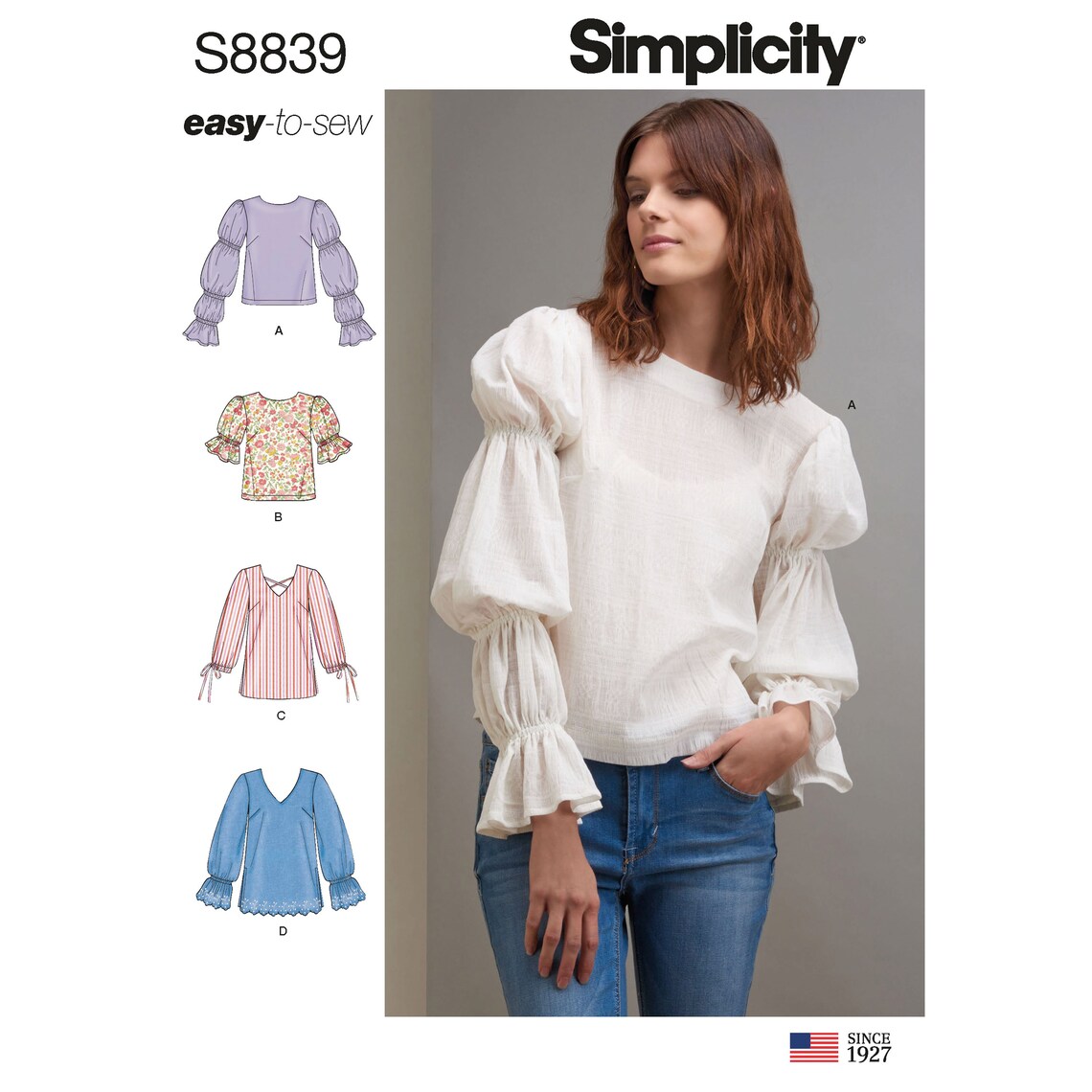 Simplicity Sewing Pattern S8839 Misses' Pullover Tunics - Etsy