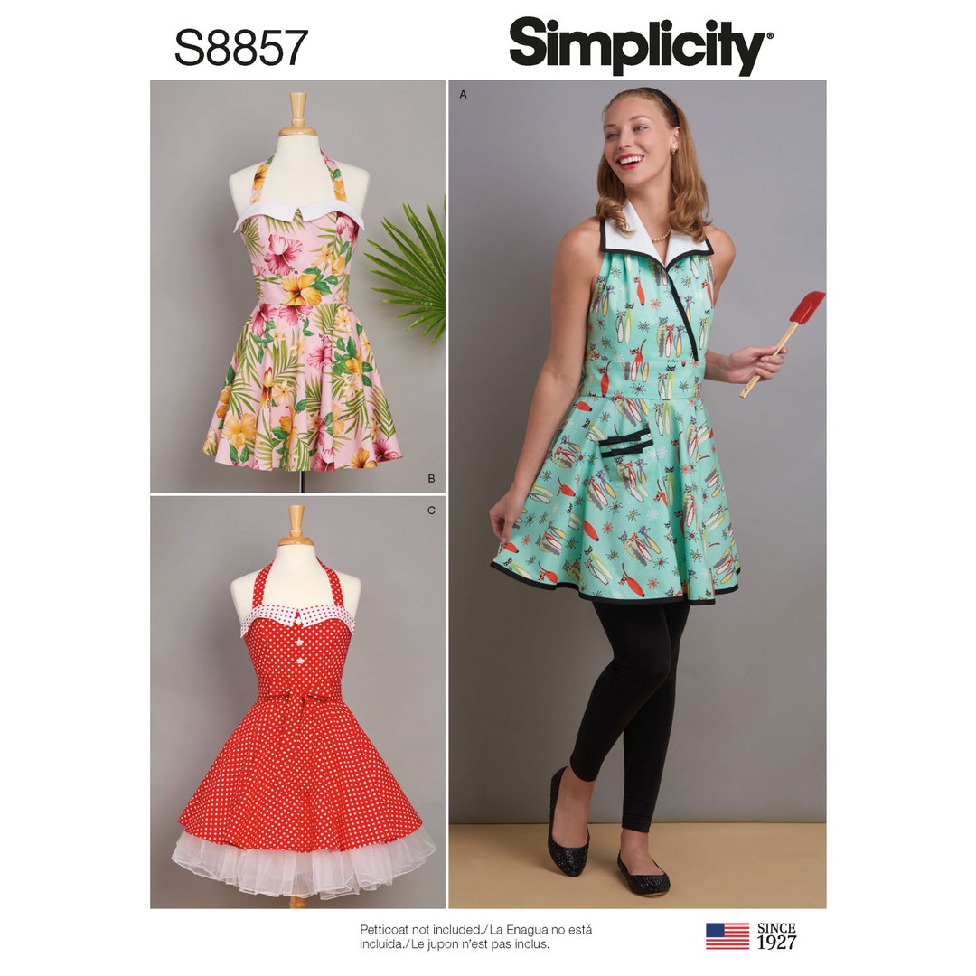 Simplicity Sewing Pattern S8857 Misses' Aprons - Etsy