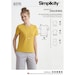 Simplicity Sewing Pattern 8376 Misses' Knit Top With Multiple Pieces ...