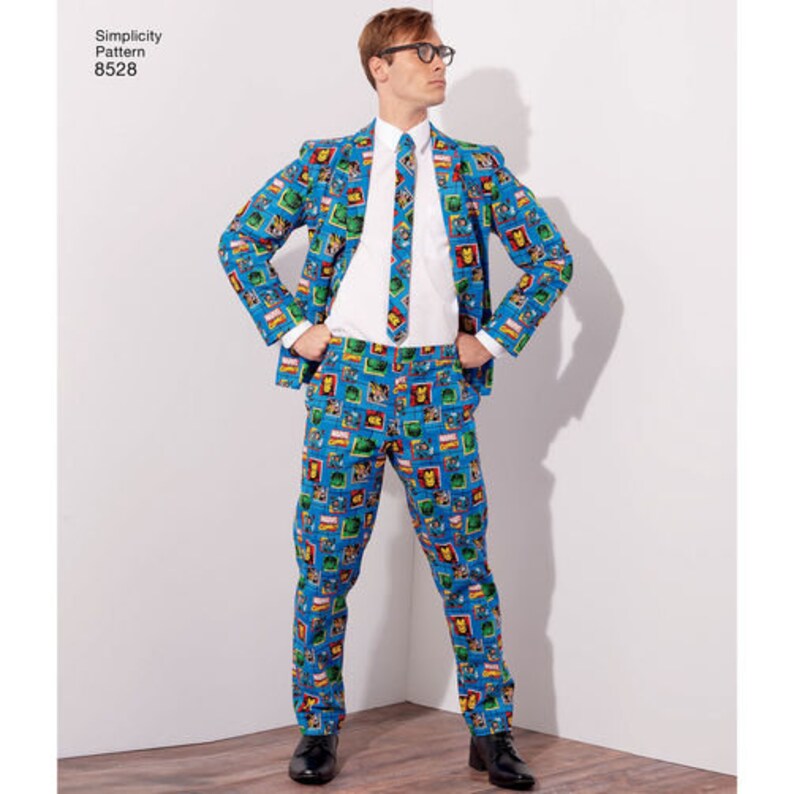 Simplicity Sewing Pattern 8528 Men's Costume Suit - Etsy