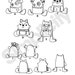 OUT of PRINT Simplicity Sewing Pattern 1182 Stuffed Animals and ...