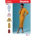 Simplicity Sewing Pattern S8982 Misses' Knit Two Piece Sweater Dressing ...