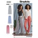 Simplicity Pattern 8389 Misses' Pants With Length and Width Variations ...