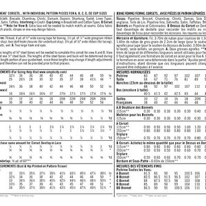 Simplicity Sewing Pattern 1183 Misses' and Plus Size Corsets - Etsy