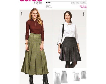 Burda Style Sewing Pattern 6319 Misses' Bell Shaped Skirt - Etsy