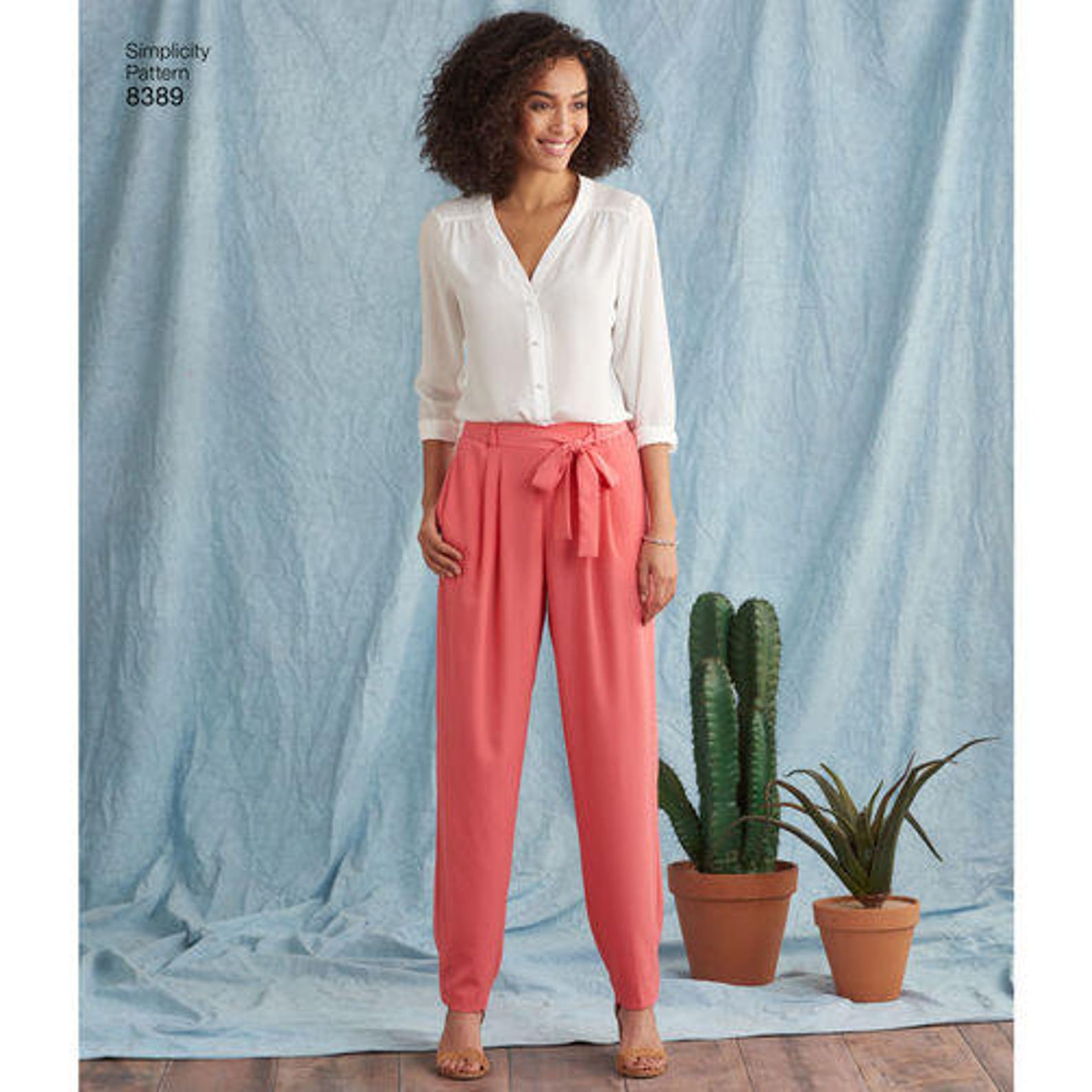 Simplicity Pattern 8389 Misses' Pants With Length and Width Variations ...