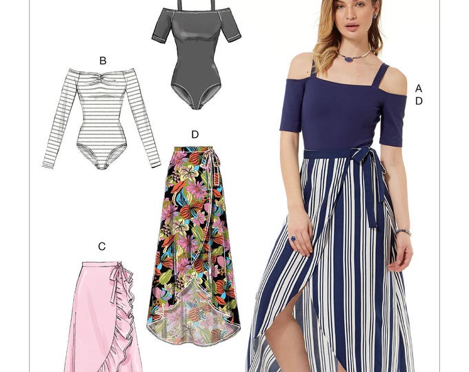 Mccall's Sewing Pattern M7606 Misses' Off-the-shoulder | Etsy