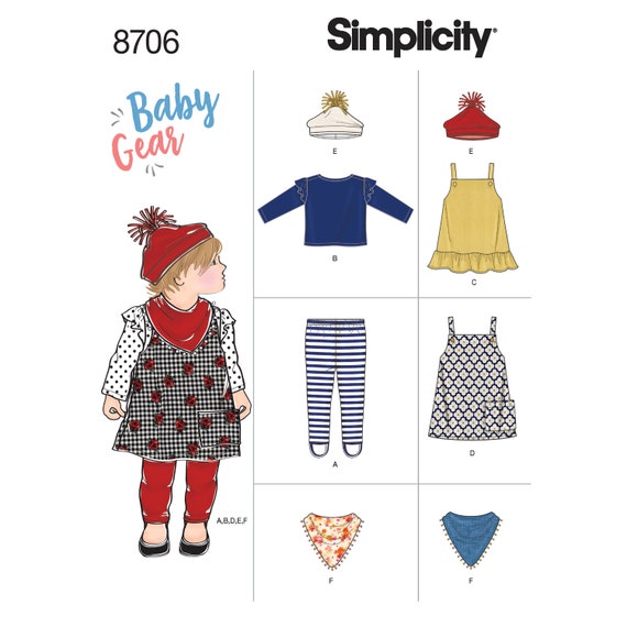 OUT of PRINT Simplicity Sewing Pattern 8706 Baby Gear | Etsy