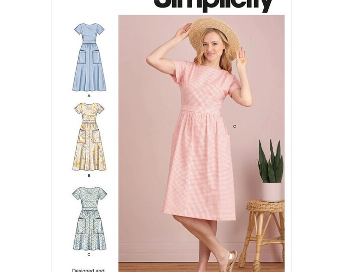 OUT of PRINT Simplicity Sewing Pattern S9324 Misses' Dresses - Etsy