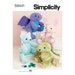 Simplicity Sewing Pattern S9441 13" Plushies - Etsy