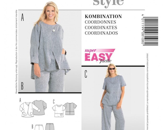 Burda Style Sewing Pattern 8108 Coordinates - Etsy