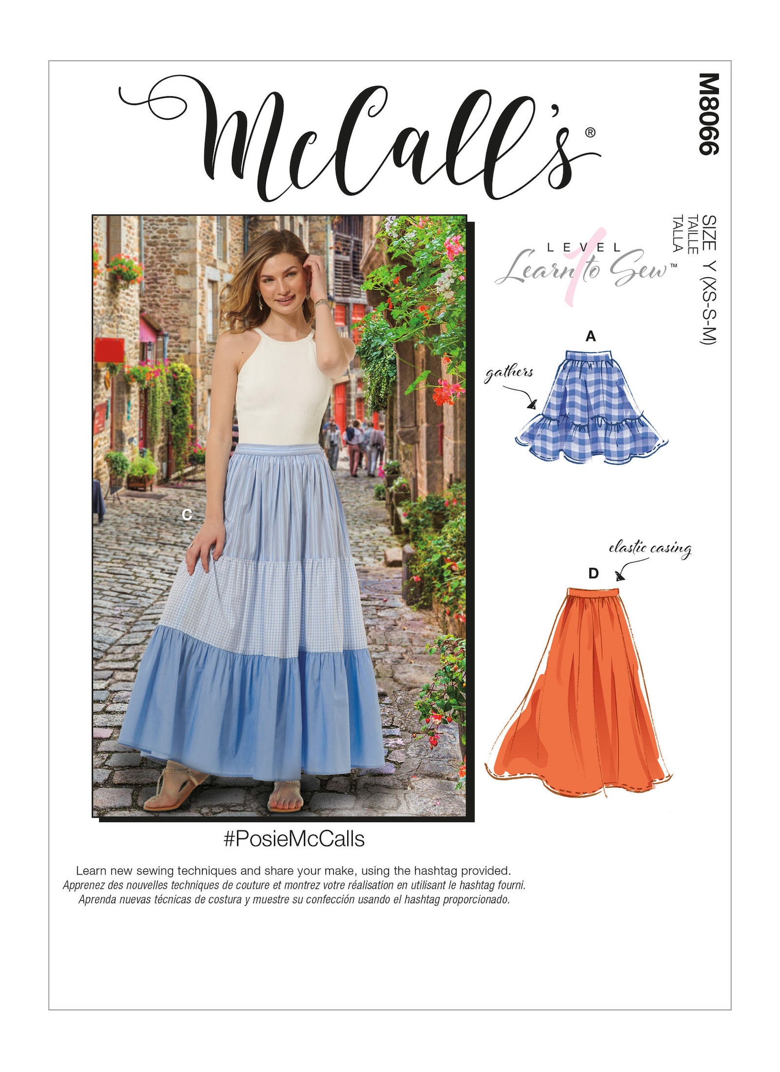 Mccall's Sewing Pattern M8066 posiemccalls Misses' - Etsy