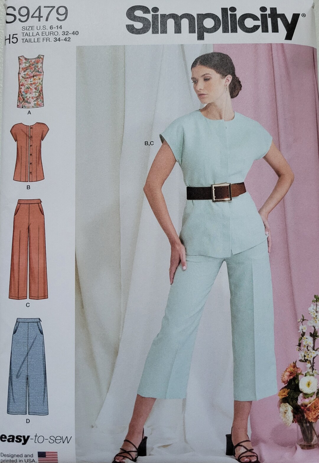 Simplicity Sewing Pattern S9479 Misses' Sportswear - Etsy