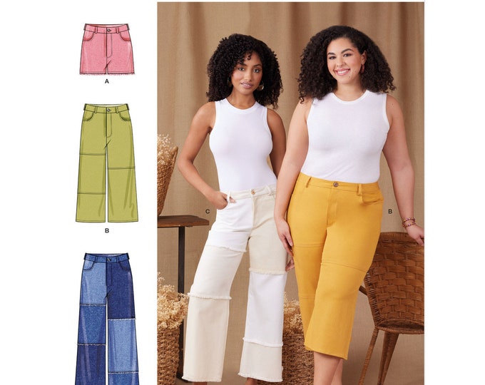 Simplicity Sewing Pattern 8177 Misses' and Plus Size Pants, Unlined ...