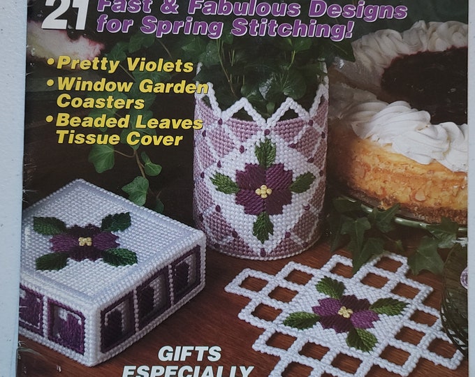 Quick & Easy Plastic Canvas Magazine Apr/may 1992 - Etsy