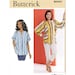 Butterick Sewing Pattern B6943 Misses' Top With Short or Long Sleeves ...