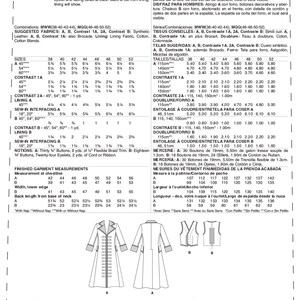 Mccall's Sewing Pattern M7821 Men's Costume - Etsy