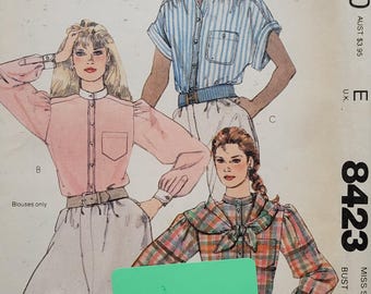 VINTAGE Mccall's Sewing Pattern 6262 Misses, Mens, or Teen Boys Western ...