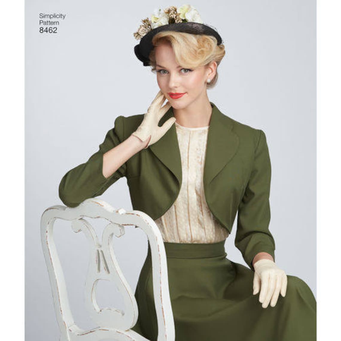 Simplicity Sewing Pattern 8462 Misses' Vintage Blouse, Skirt and Lined ...