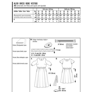 Burda Style Sewing Pattern 6449 Women's Summer Dresses - Etsy