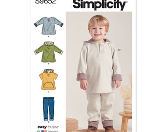 Simplicity Sewing Pattern 1446 Six Made Easy Pull on Tops and Pants or ...