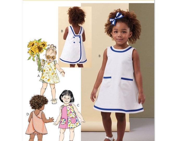 Butterick Sewing Pattern B7003 Toddlers' Dresses and Panties - Etsy