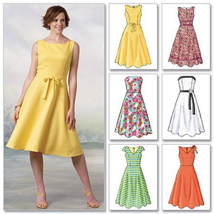 Butterick Sewing Pattern B4443 Misses'/misses' Petite Dress - Etsy
