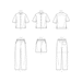 Simplicity Sewing Pattern S9279 Men's Shirt in Two Lengths, Pants ...