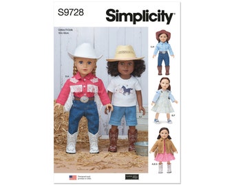 Simplicity Sewing Pattern S9835 Misses' Dress and Pinafore Apron in Two ...
