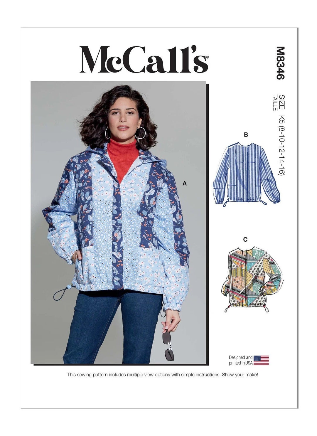 Mccalls Sewing Pattern M8346 Misses' Jacket - Etsy