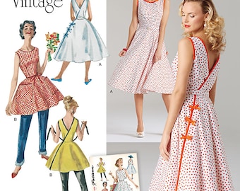 Simplicity Sewing Pattern S9594 Misses' Vintage Jiffy Dress - Etsy