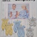 VINTAGE Simplicity Sewing Pattern 8951 Babies Romper in Two Lengths - Etsy