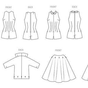 Butterick Sewing Pattern B6989 - 1950s Misses' Playsuit, Blouse and ...