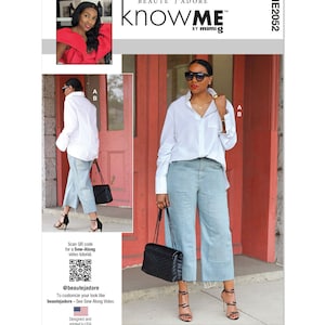 Know Me Sewing Pattern ME2052 Misses' Shirt and Pants by Beaute' J ...